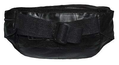 Leatherboss Fanny Pack Cell Phone Water Bottle Holder New Style Black ...